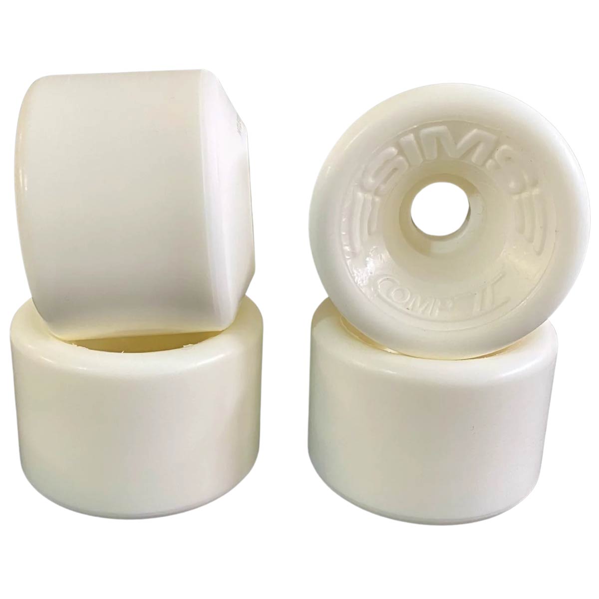 SIMS COMP 2 ORIGINAL PRO TEAM MODEL CONICAL WHEELS 64MM DURO 95A WHITE ...