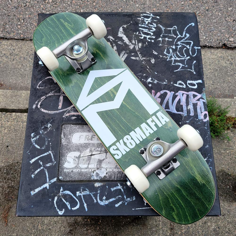 SK8 MAFIA MICRO DOSE COMPLETE 6″ X 23.5″ DARK GREEN STAIN - 🏂 Exclusive ...