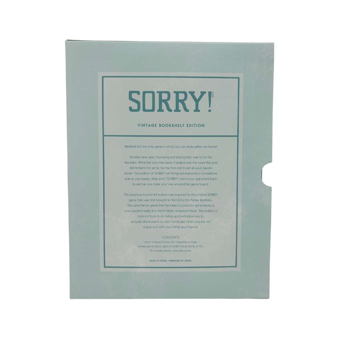 Sorry! Vintage Bookshelf Edition / Family Board Game - 🏂 Exclusive ...